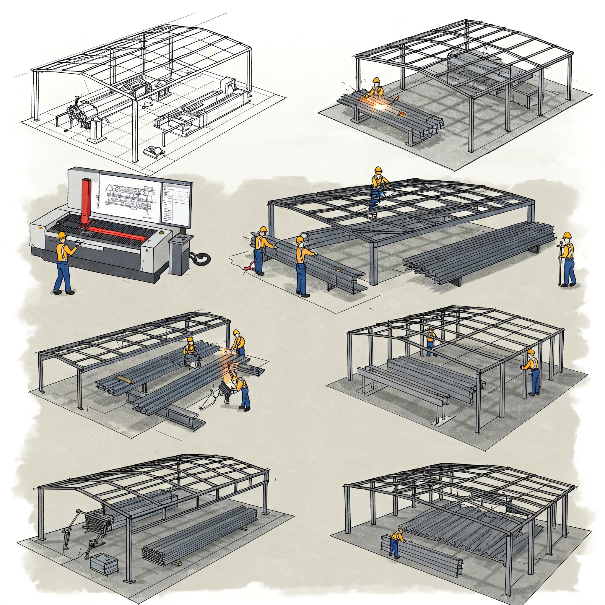 Construcción de Estructuras Metálicas en Diseño y Construcciones LOHE